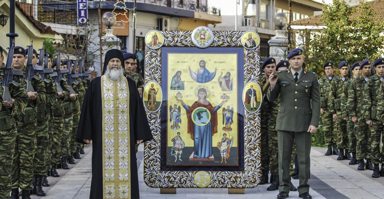H Παναγιά η Πατριώτισσα φυλάει στα σύνορα τα παιδιά της Πατρίδας μας ...