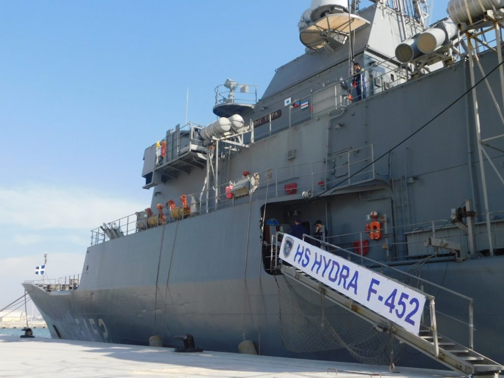 Έπιασε Αλεξάνδρεια η Φ/Γ "ΥΔΡΑ"...Για ασκήσεις με την Φ/Γ ENS TABA ...