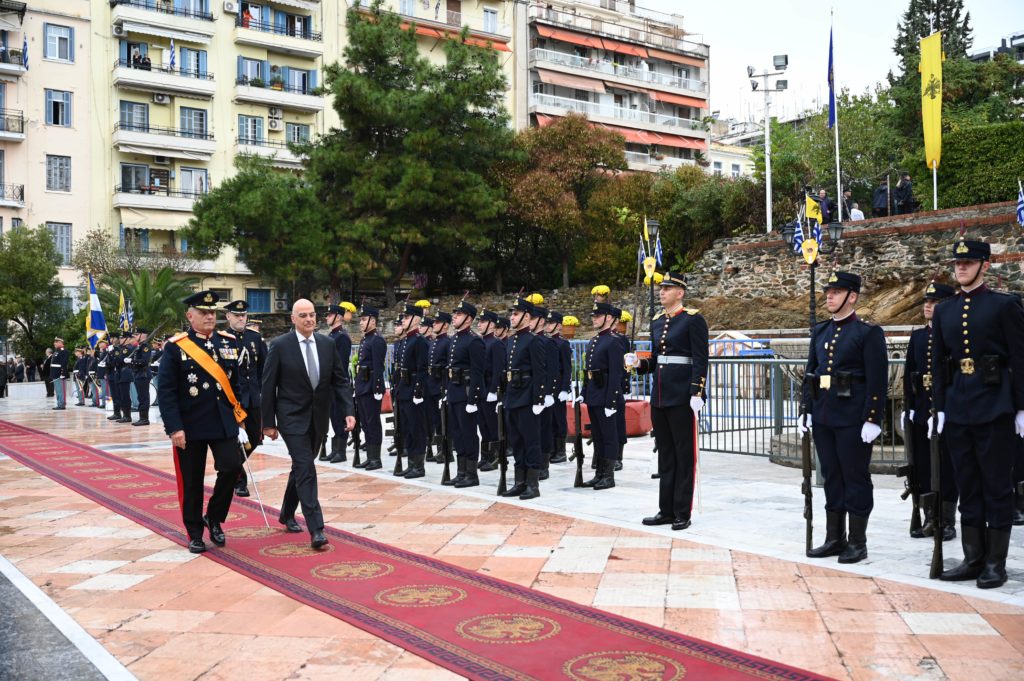 Παρουσία ΥΕΘΑ Ν. Δένδια στις εκδηλώσεις στη Θεσσαλονίκη για την 111η ...